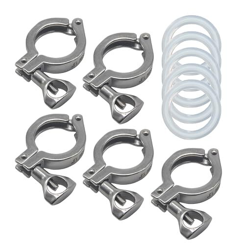 Single Pin Heavy Duty Tri Clamp with Silicone Gasket | ShopHFS