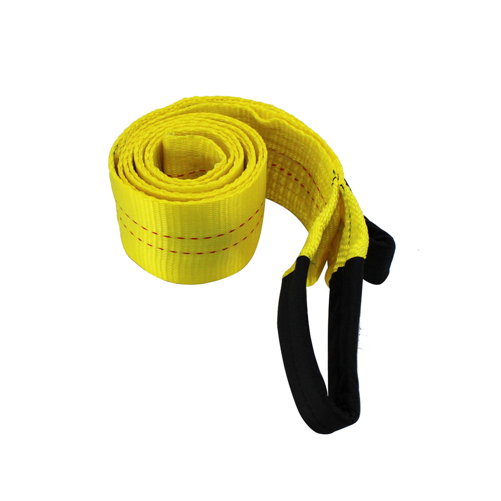 3 Inch, 8 Foot Tree Saver, Winch Strap, Tow Strap 30,000 Pound Capacit ...