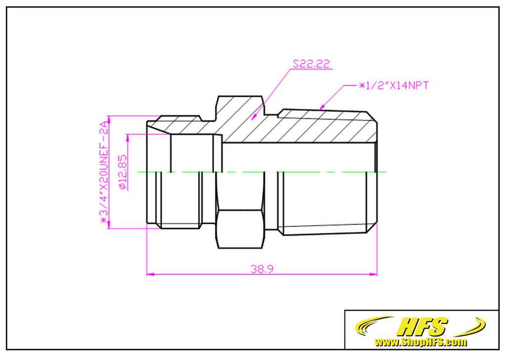Compression Tube Fitting 1/2" Tube OD x 1/2" NPT Male Connector 316 St ...