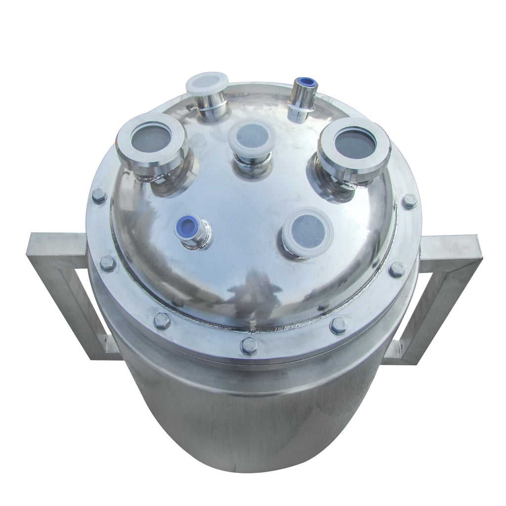 Bottom Spout Pot 14x36'' with Spherical Lid and Jacketed | ShopHFS