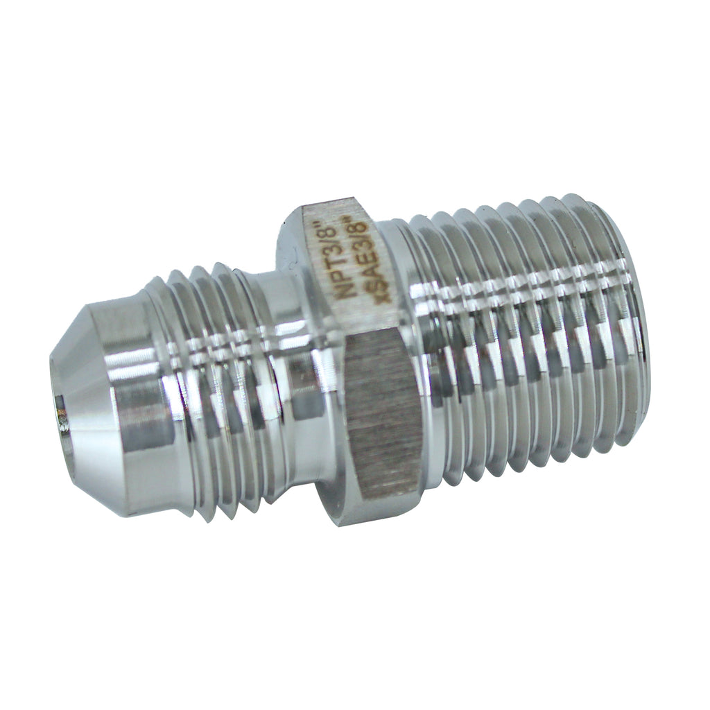 Male NPT to Male SAE Adapter - Multiple Sizes Stainless Steel 304 | ShopHFS
