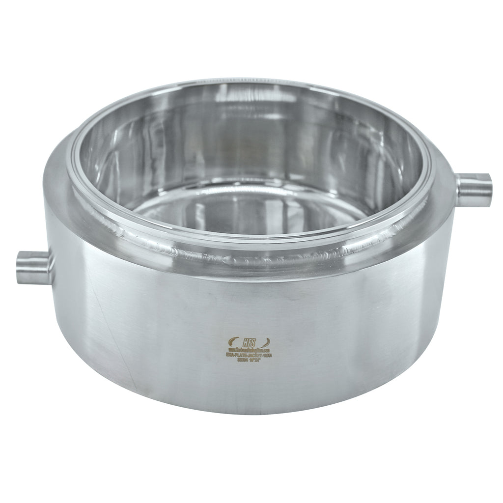 Tri Clamp Jacketed Collection Plate w/ NPT Port Stainless Steel 304 ...