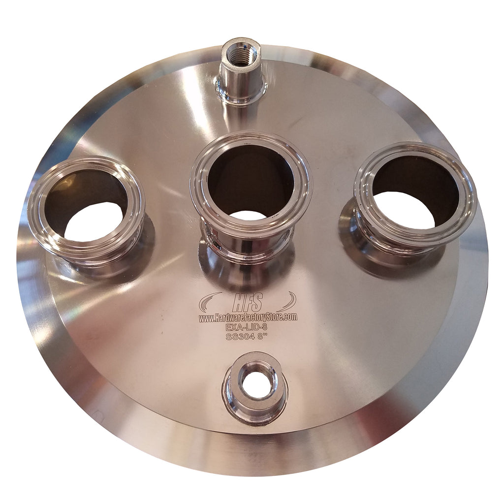 8'' Tri Clamp Lid Flat | ShopHFS